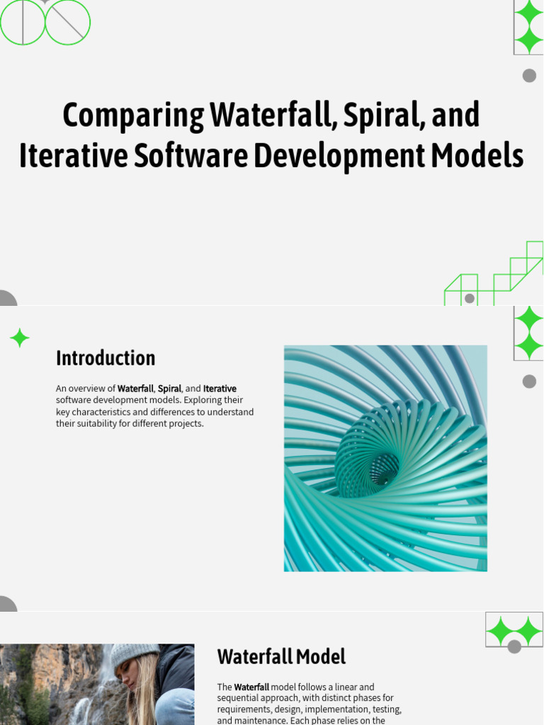 Wepik Comparing Waterfall Spiral and Iterative Software Development ...