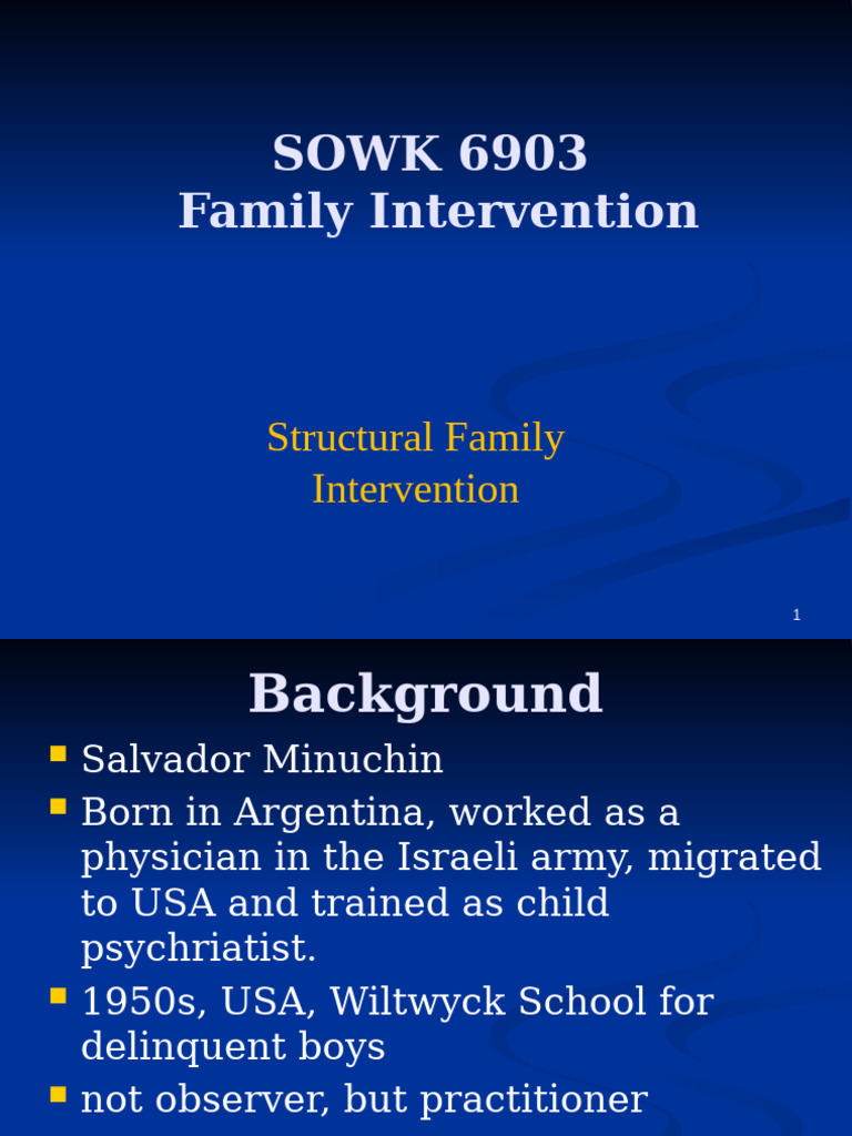 Structural Family Therapy Insights | PDF | Psychotherapy | Mental Health