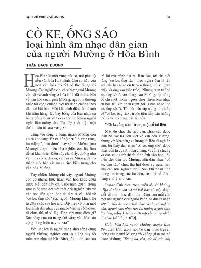 Tran Bach Duong | PDF