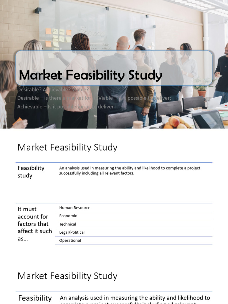 04 - Market Feasibility Study | PDF | Feasibility Study | Market ...