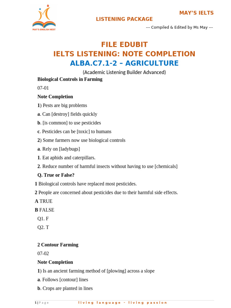 File Word+Edubit IL Agriculture C7.1-2 Academic Listening Builder ...