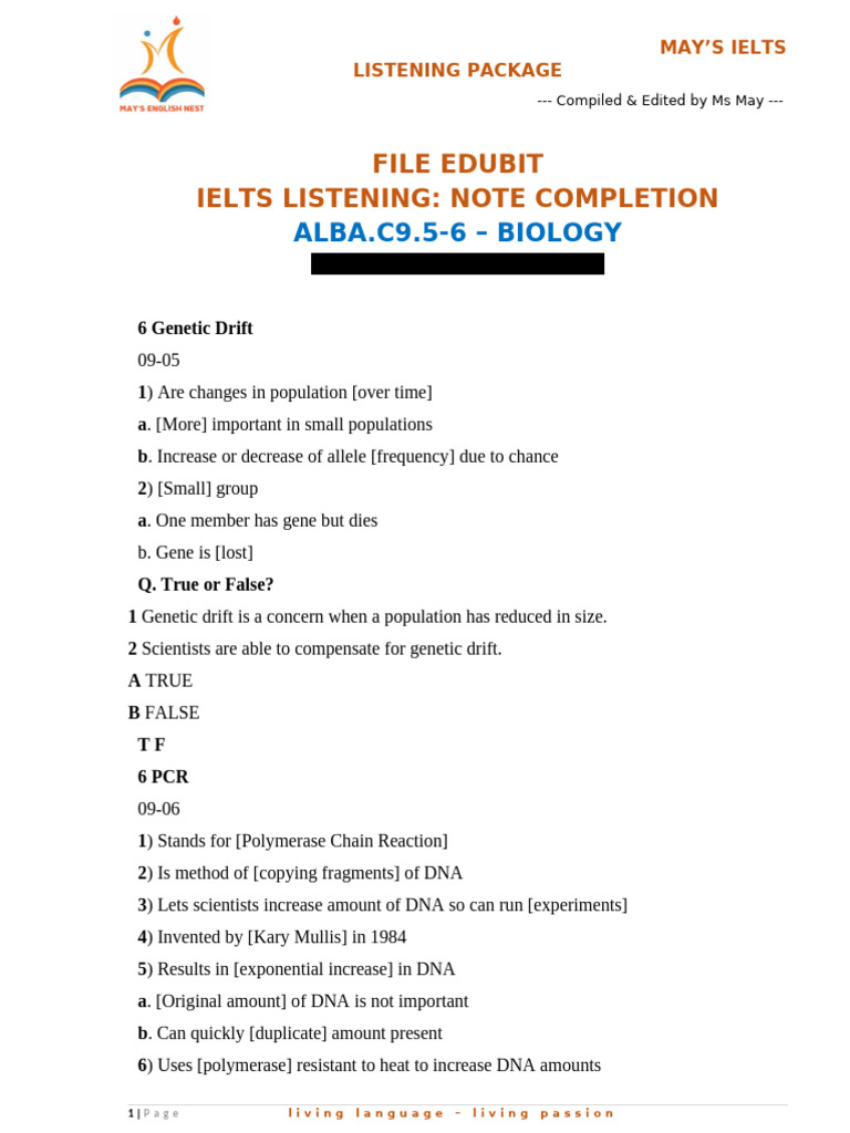 File Word+Edubit IL Biology C9.5-6 Academic Listening Builder Advanced ...