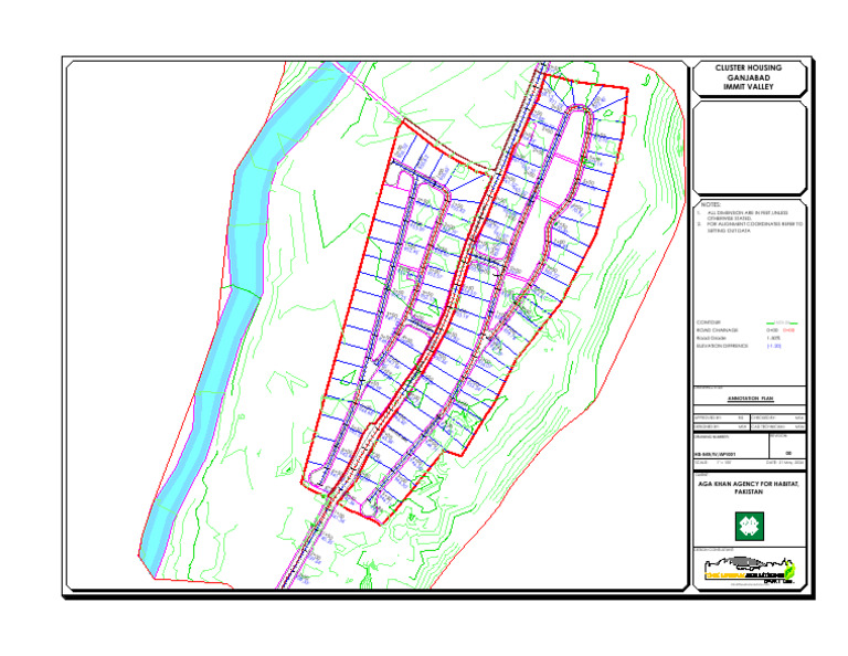 Elevation and Road Chainage Plan | PDF