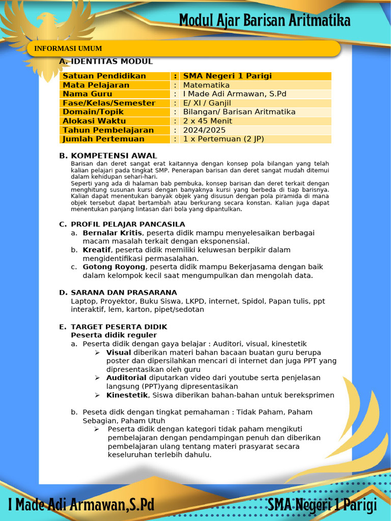 modul ajar PBL | PDF