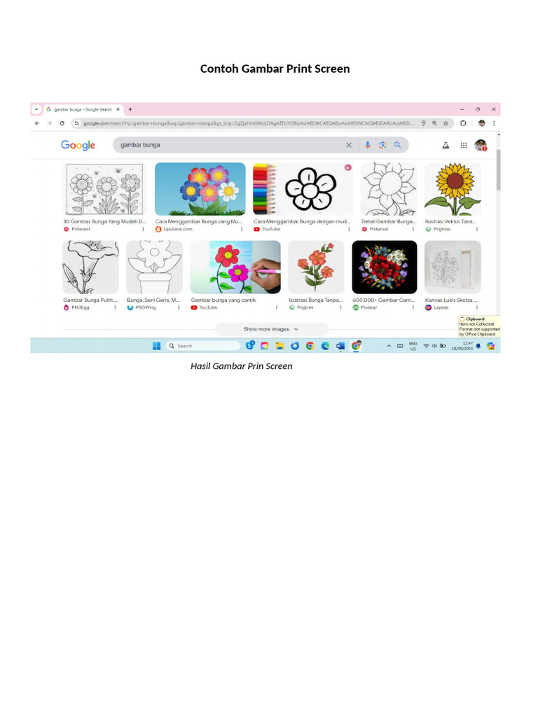 Contoh Gambar Print Screen Dan Sniping Tools | PDF