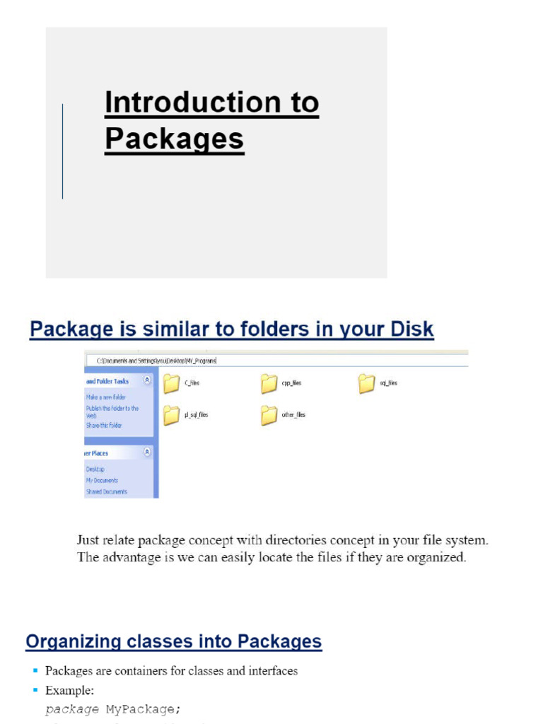 Packages | PDF