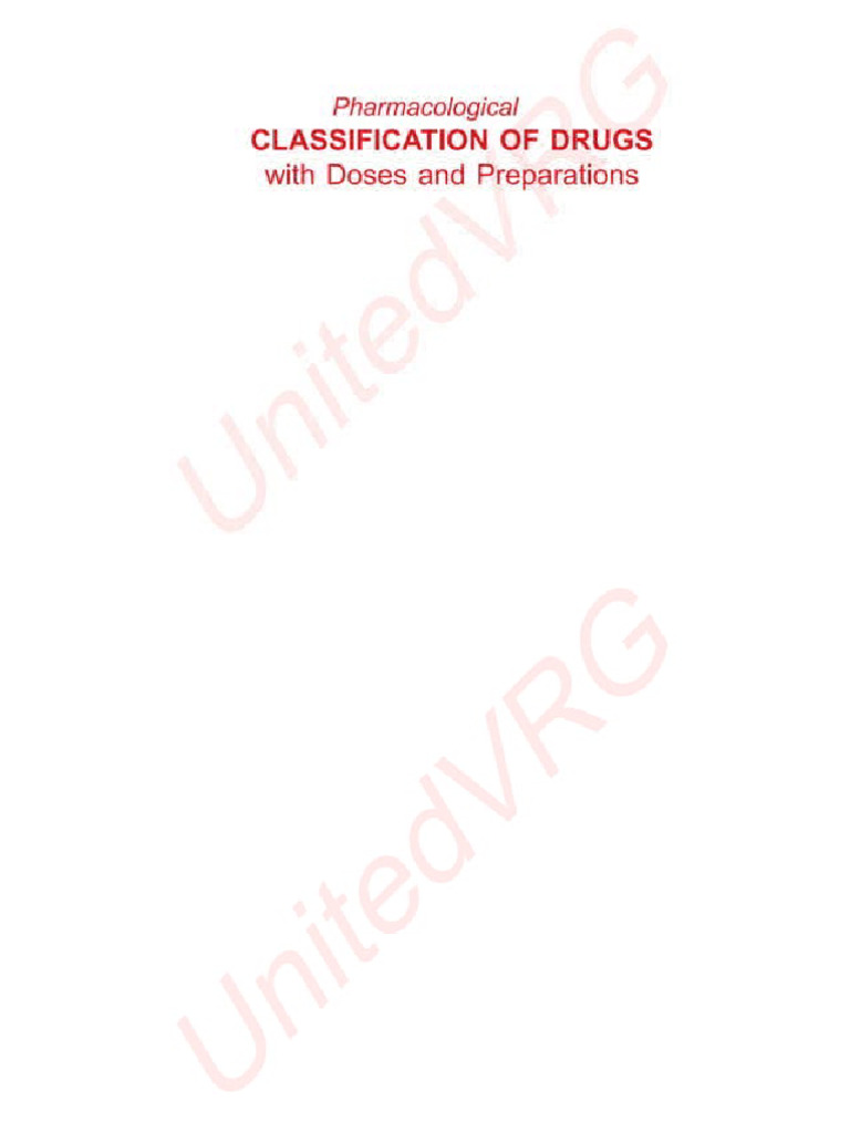KDT Classification of Drugs 5th Ed. (MED PIECE) | PDF