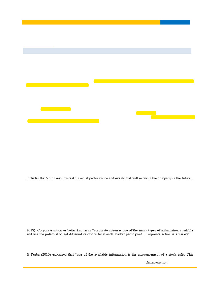 Stock Split Announcement - 2 | PDF | Stocks | Securities (Finance)