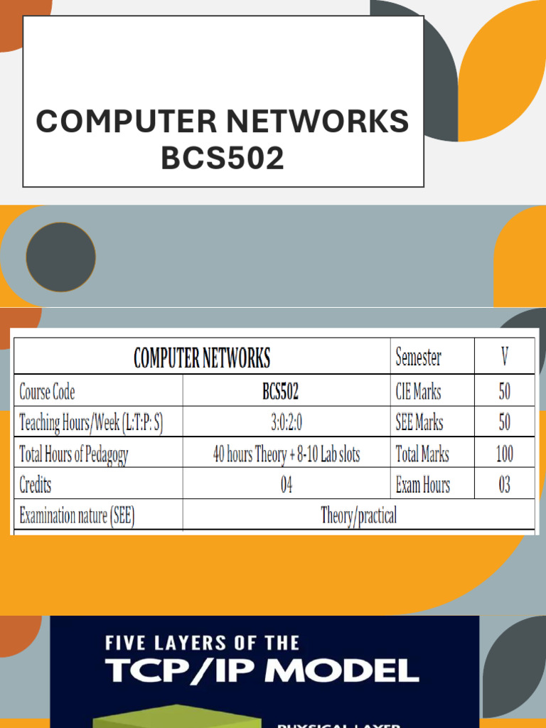 Computer Networks Fundamentals Overview | PDF | Network Topology ...