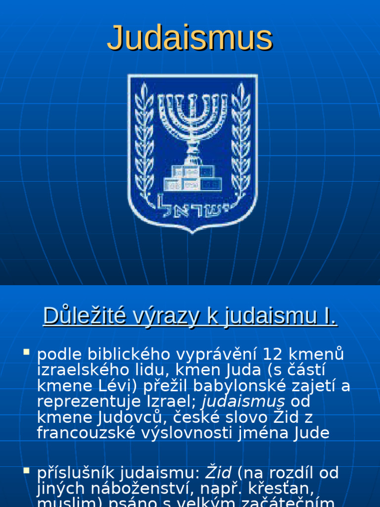 Judaismus Prezentace | PDF