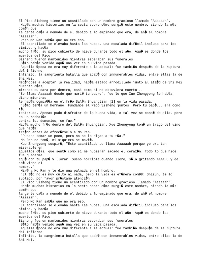 El acantilado "Aaaaaah" y su historia | PDF