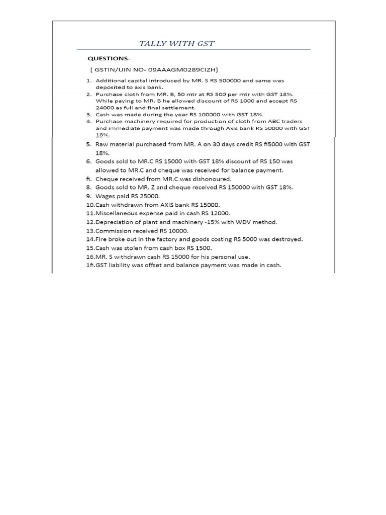GST | PDF