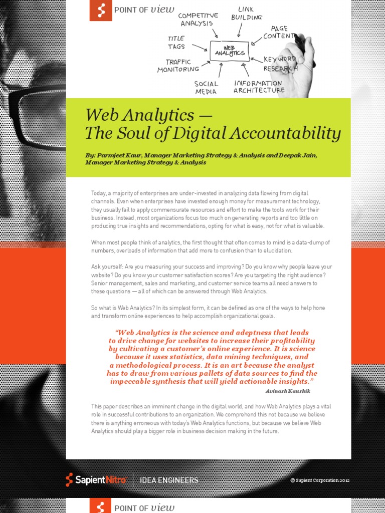 Web Analytics - The Soul of Digital Accountability | PDF | Analytics ...