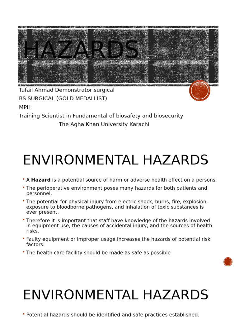 3 Environmental Hazards | PDF | Hazards | Noise