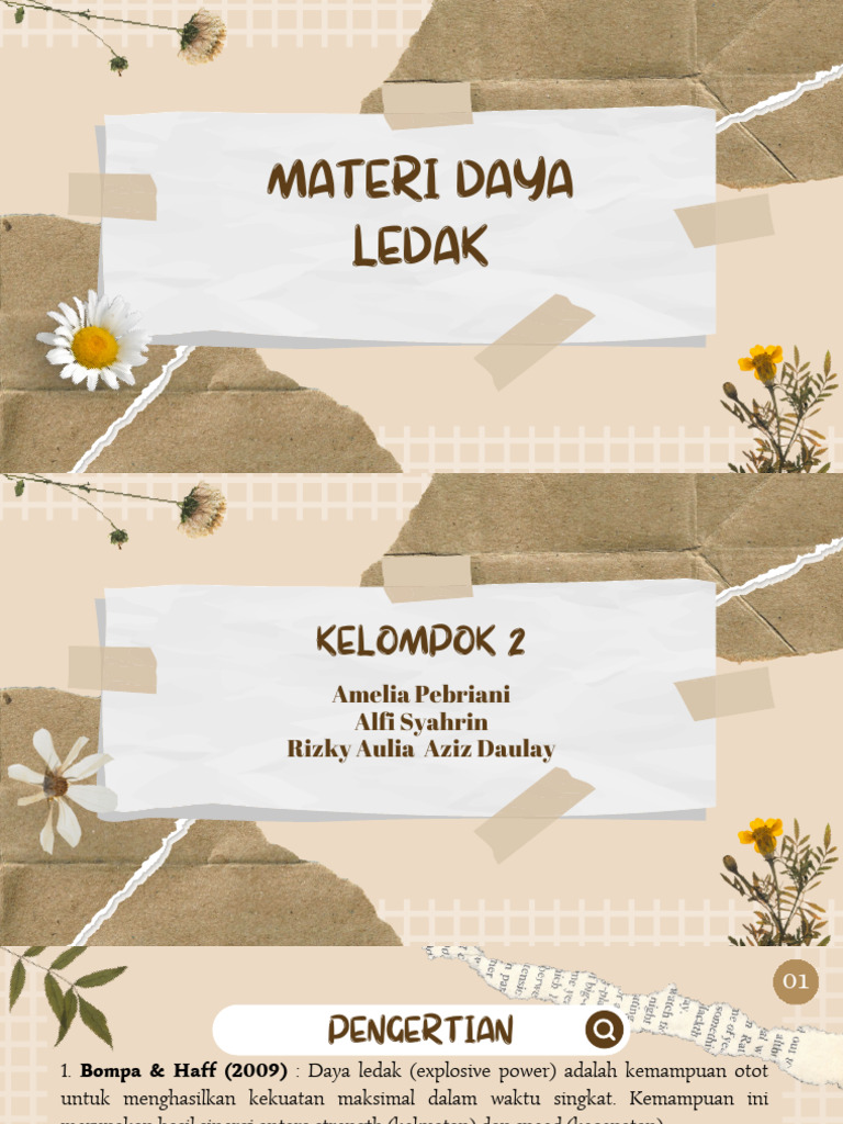 Daya Ledak dalam Kebugaran Jasmani | PDF
