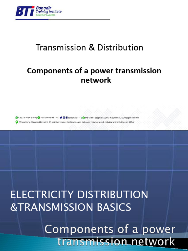 Power Transmission Voltage Levels Explained | PDF
