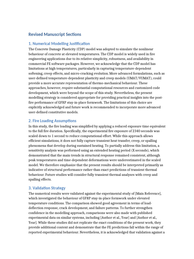 Revised Manuscript Sections | PDF | Creep (Deformation) | Heat