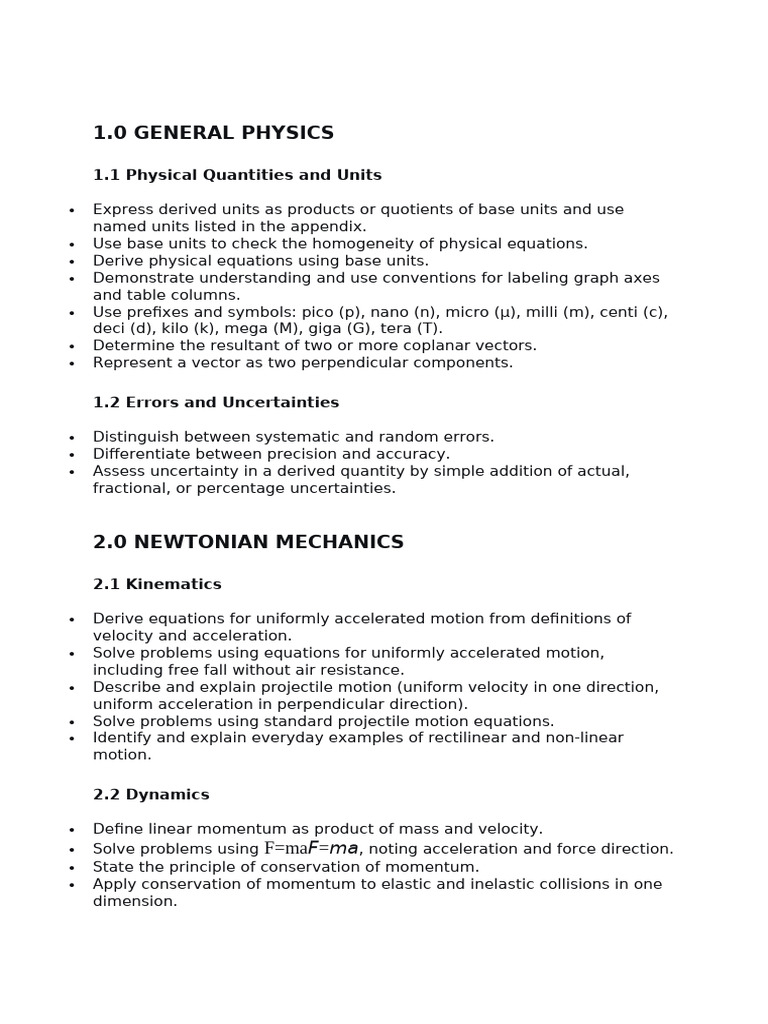 Comprehensive Guide to General Physics | PDF | Rectifier | Amplifier