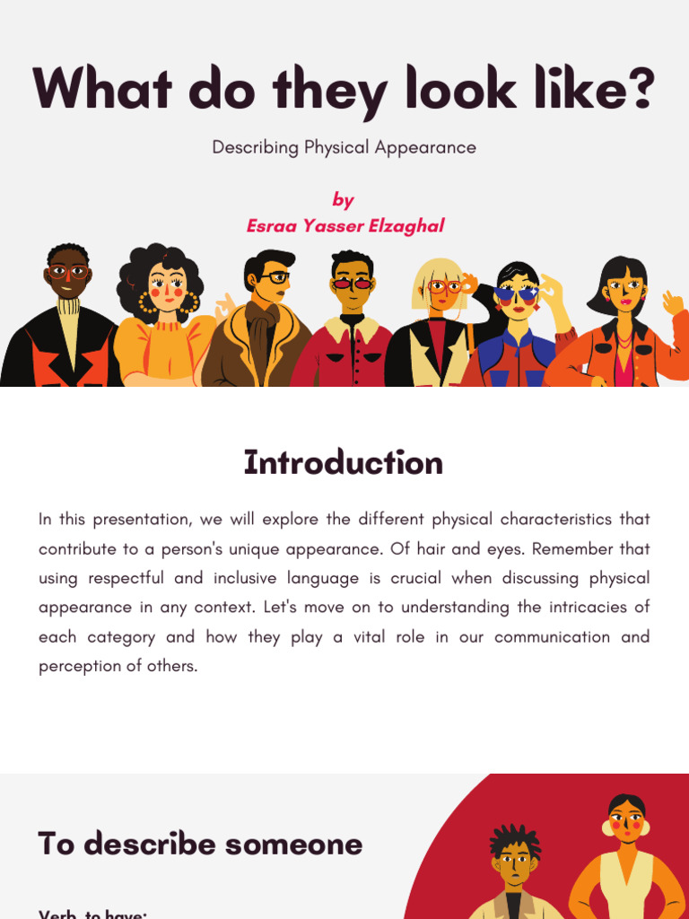 Describing Physical Appearance Essentials | PDF