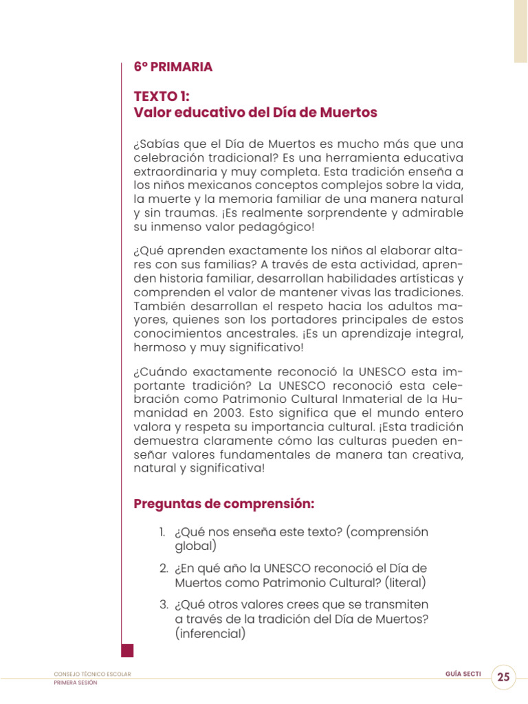 Anexo Guía Secti Cte-Septiembre | PDF | Tradiciones | Teoría de la ...