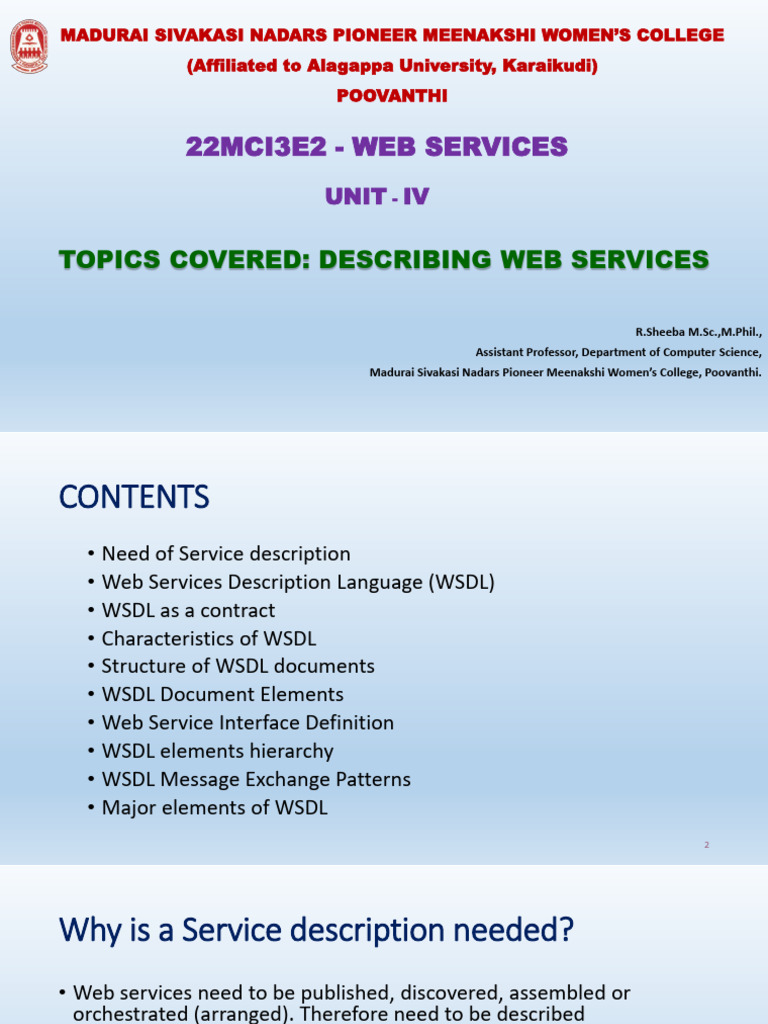 Understanding WSDL for Web Services | PDF | Web Service | Soap