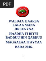 Waamicha Cidhaa | PDF