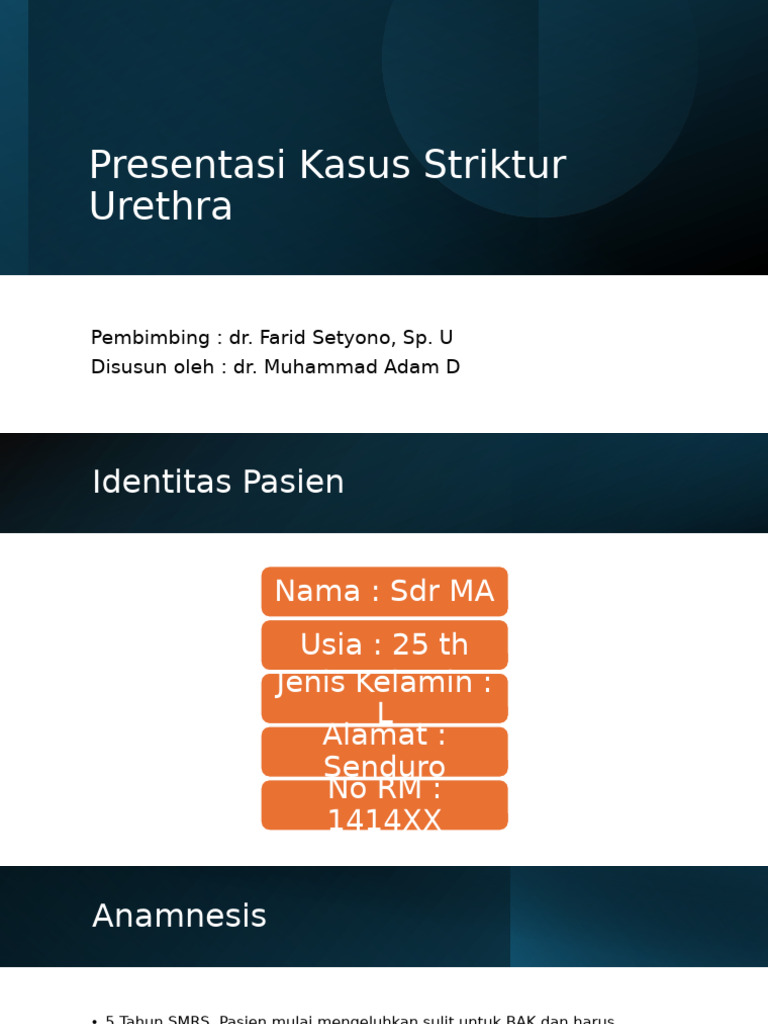 Penanganan Striktur Urethra pada Pria | PDF