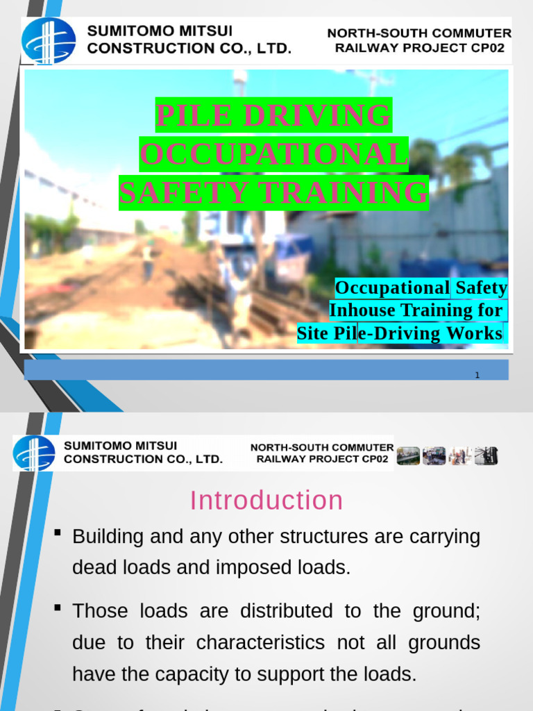 Pile Driving Safety Training Guide | PDF