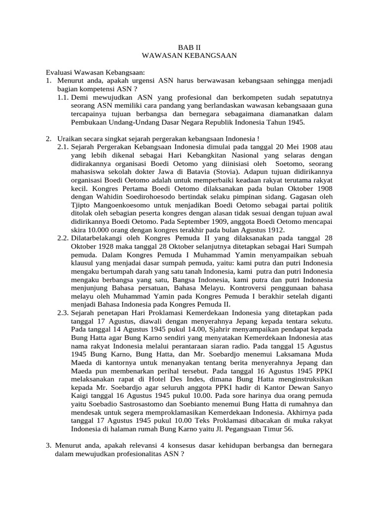 Resume Wawasan Kebangsaan | PDF