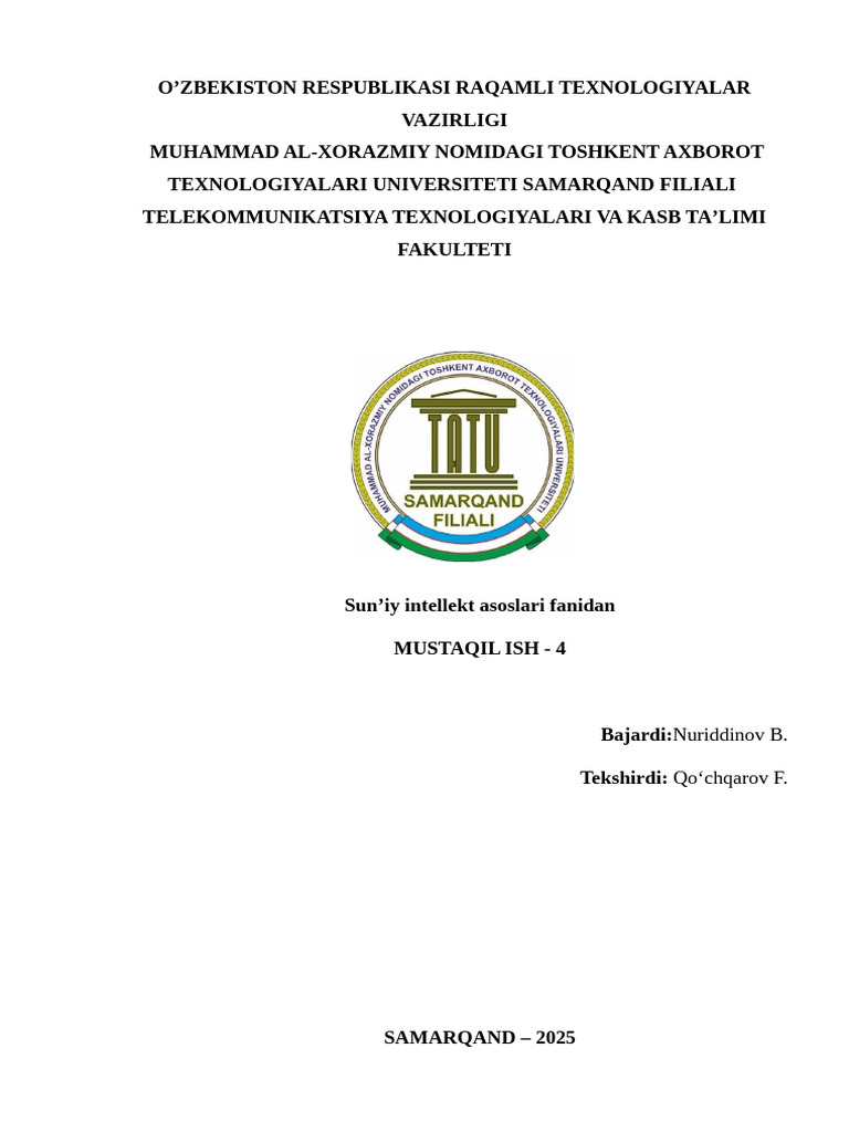 Ekspert Tizimlar | PDF