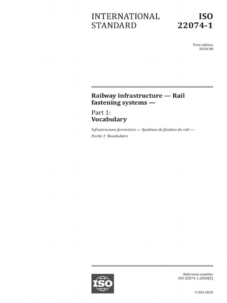 Iso 22074-1 2020 | PDF