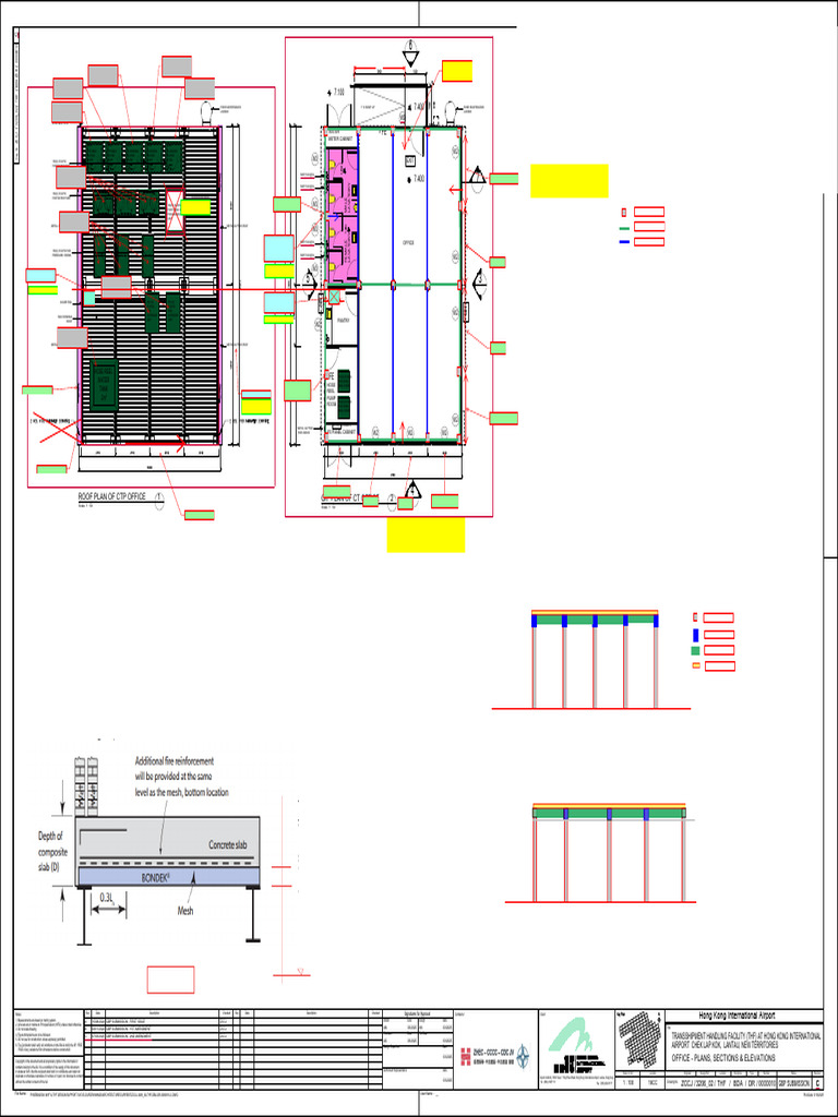 THF Container Type Office MEP STR Markup | PDF | Civil Engineering ...