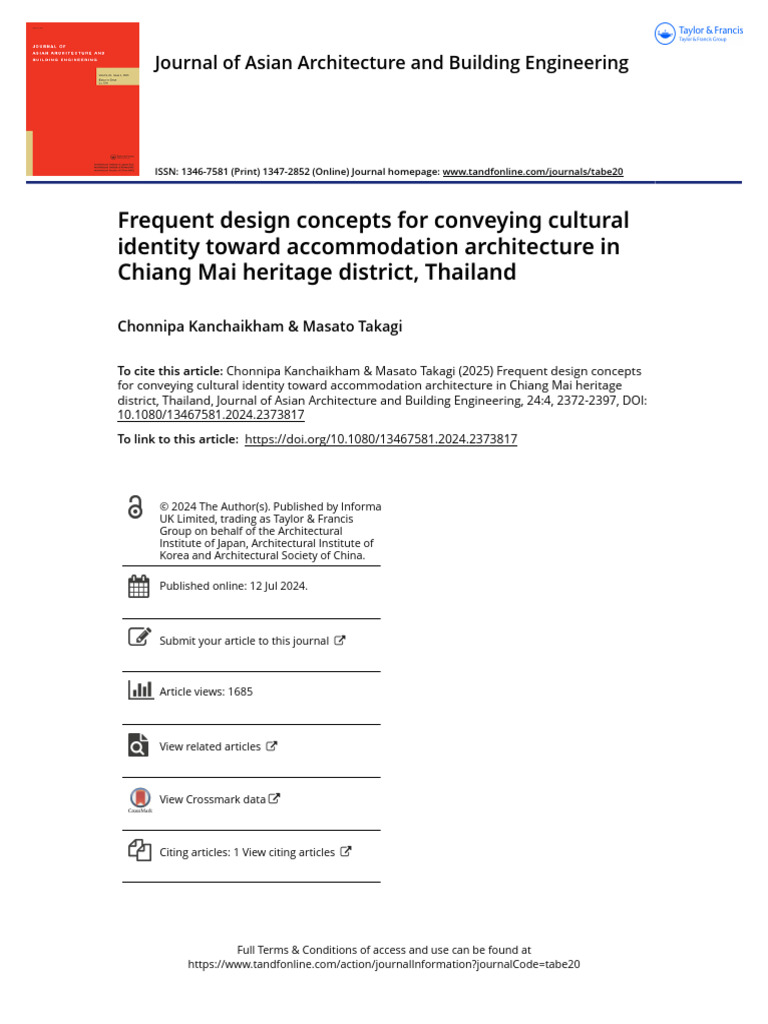 Cultural Identity and Heritage in Architecture | PDF | Concept | Roof