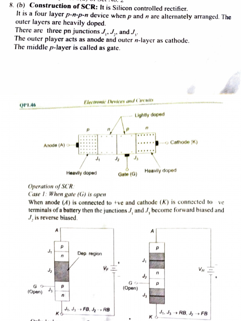 Construction & Operation of SCR | PDF | Electrical Equipment ...