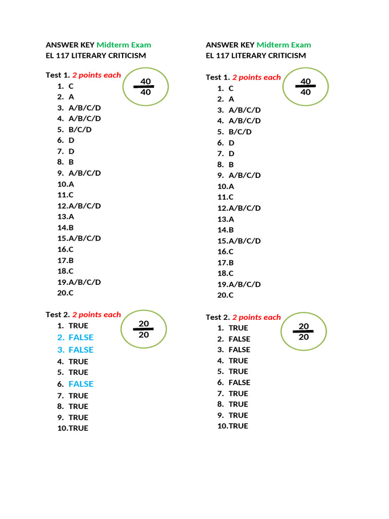 Midterm Exam Answer Key Overview | PDF | Chess Theory | Chess