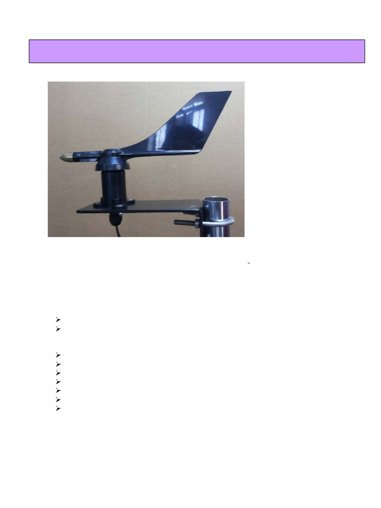 Wind Direction Sensor WD150 V | PDF