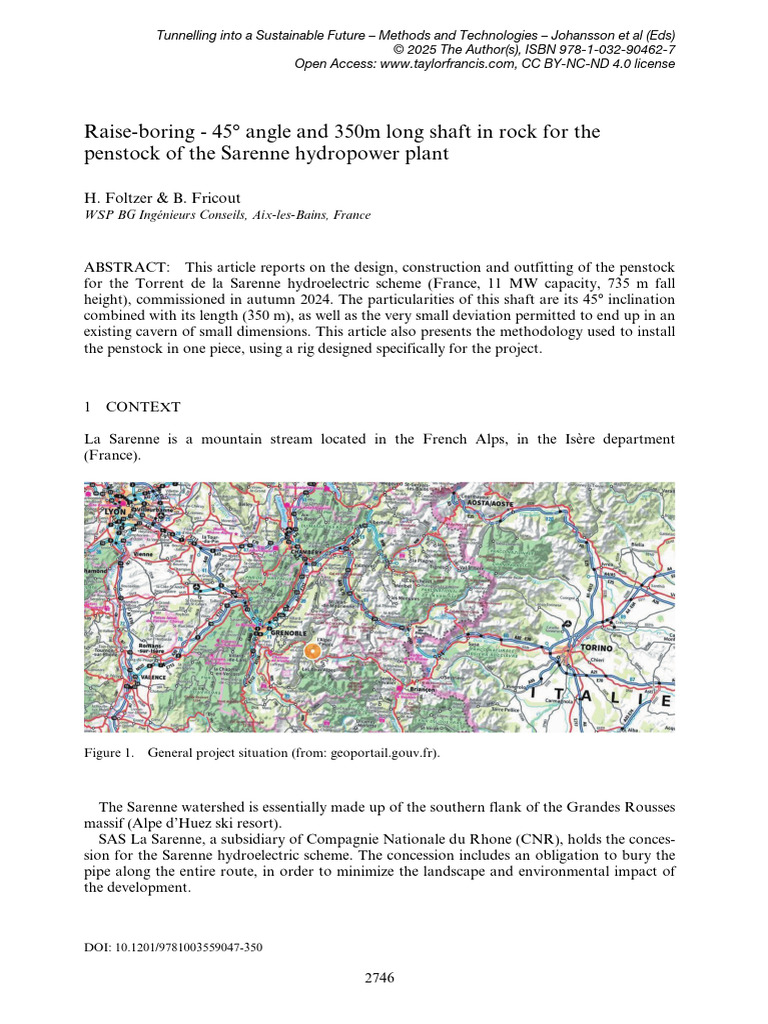 2025 Foltzer Raise Boring Penstock | PDF | Hydroelectricity | Hydrology