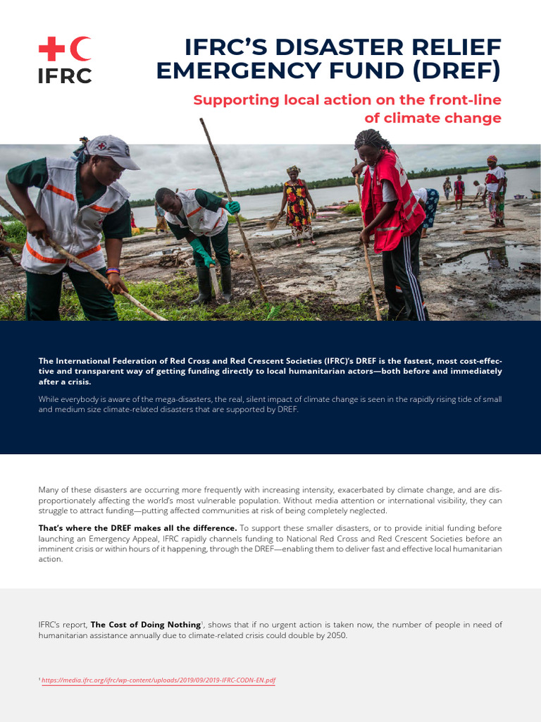 IFRC DREF: Rapid Climate Disaster Funding | PDF | International ...