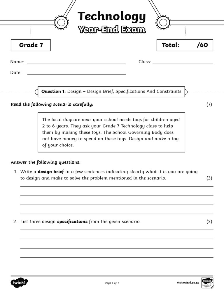 Grade 7 Technology Term 4 Exam Guide | PDF | Drought | Flood