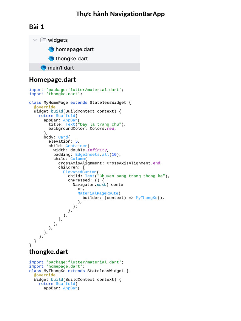 TH C Hành NavigationBarApp | PDF | Computer Libraries | Computer Programming
