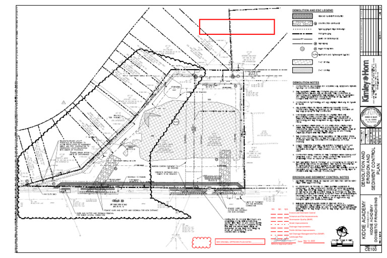 Ce100 Demolition and Erosion and Sediment Control Plan Rev - Ce 008 ...