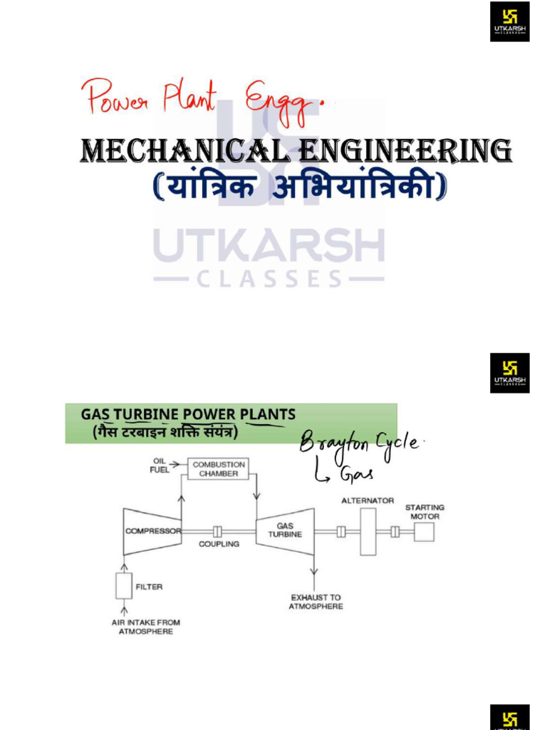 Power Plant Engineering #2 Mechanical Engg SSC JE RRB JE Complete | PDF