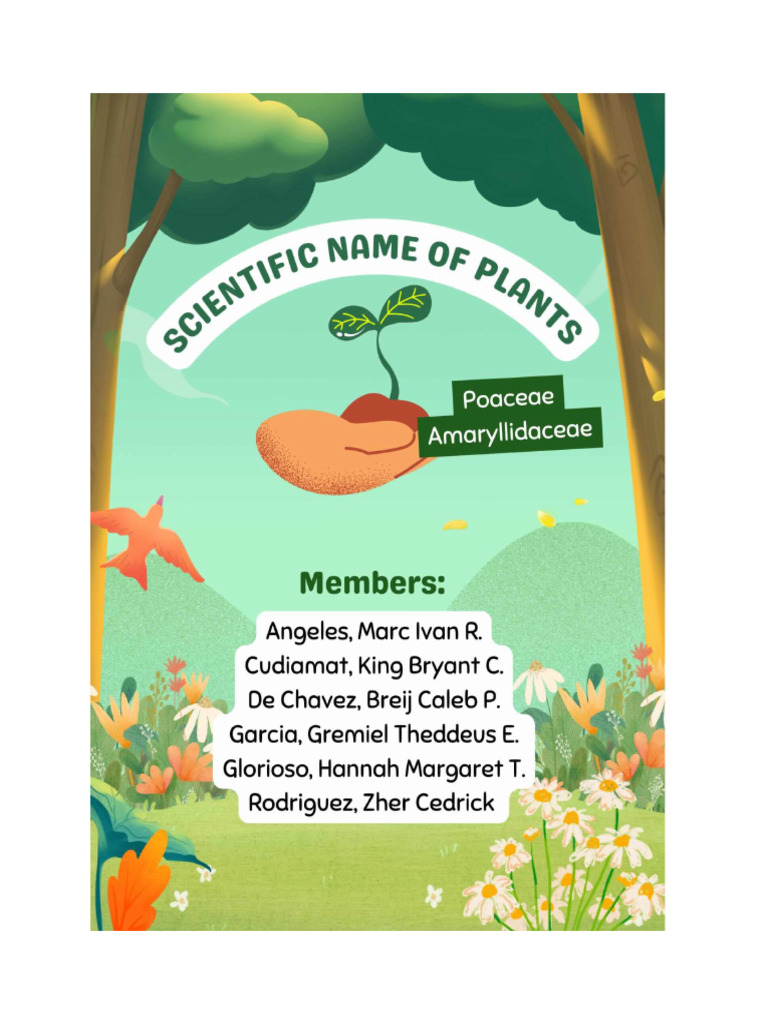 Gen Bio - 10 Scientific Name of Plants | PDF