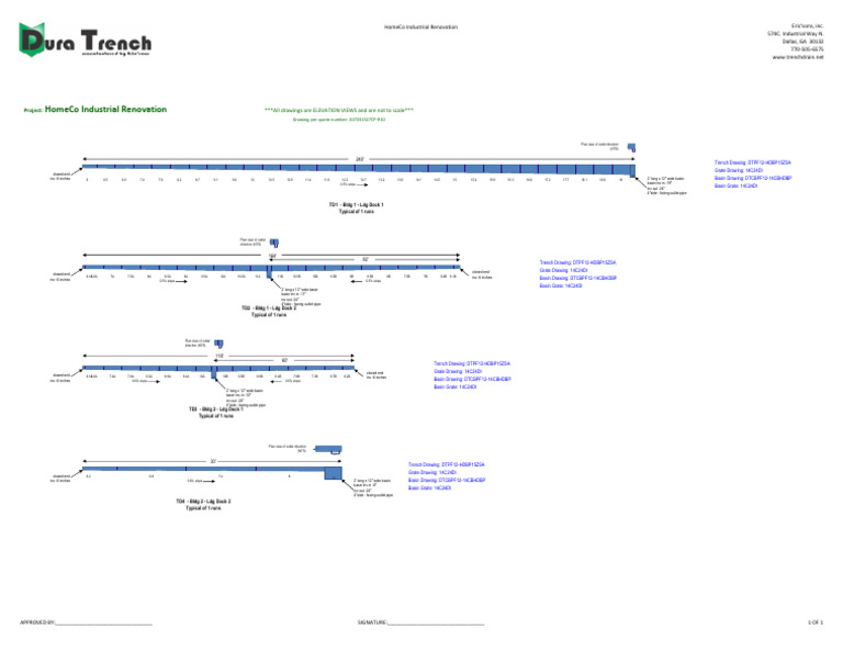 Homeco Trench Layout | PDF