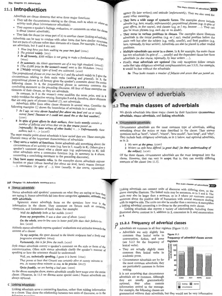 Chapter 11 - Biber, Conrad, & Leech (2002) Longman - Student Grammar of ...