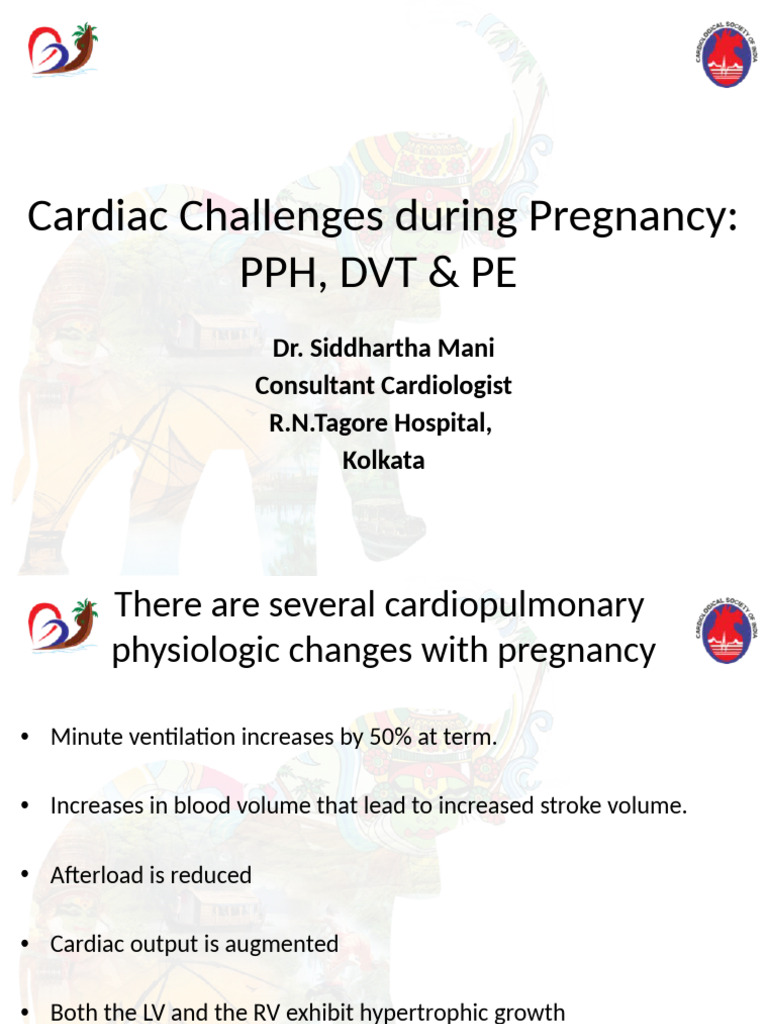 PPH, DVT, PE in Pregnancy | PDF | Cardiovascular System | Clinical Medicine