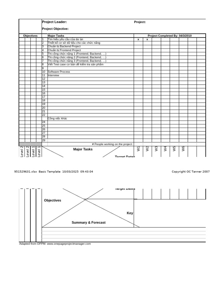 Plan OPPM Template | PDF
