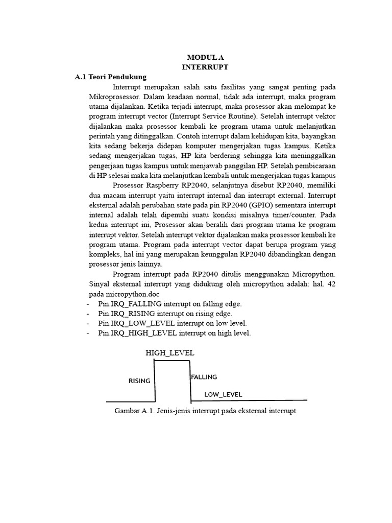 Laporan Mikro Fix k32 | PDF
