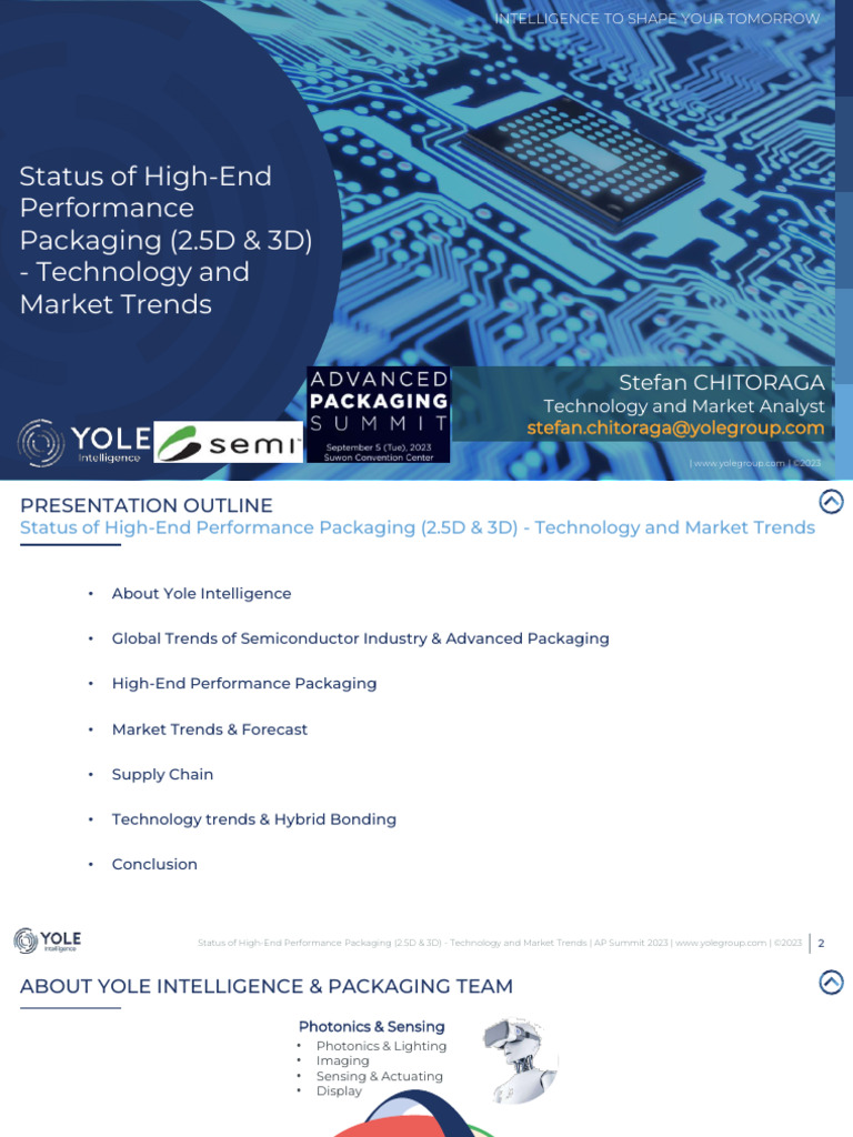 High-End Performance Packaging Trends | PDF | Semiconductor Device ...