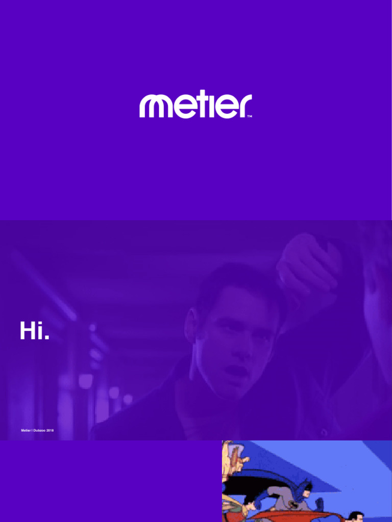 Metier Presentation | PDF